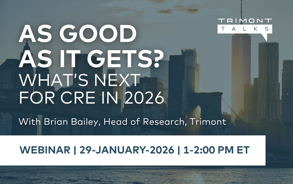 Trimont Talks | As Good As It Gets? What’s next for CRE in 2026 | Trimont